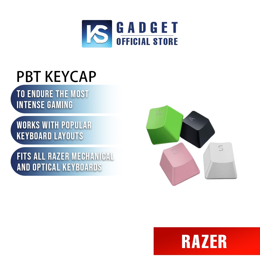 Razer PBT Keycap Upgrade Set for Mechanical and Optical Keyboards ...