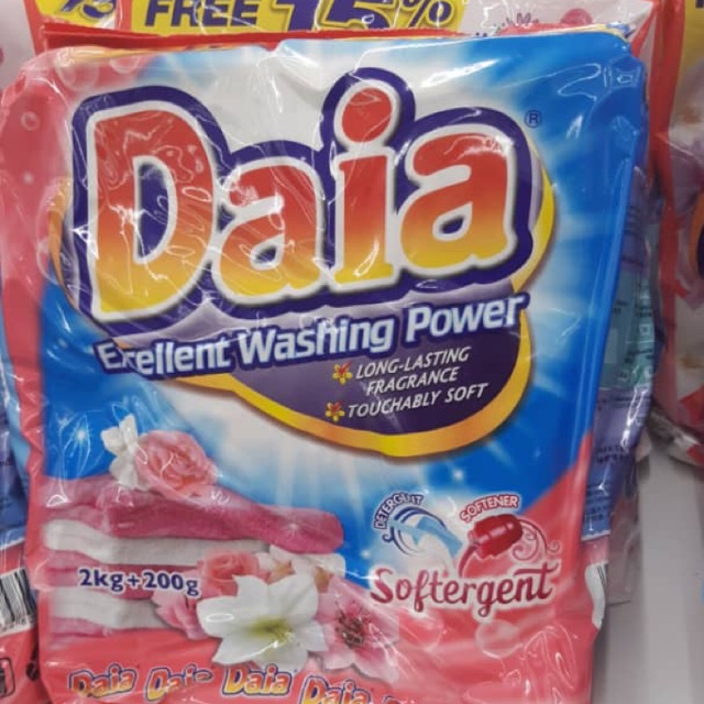 DAIA Excellent Washing Power Powder 2.2kg | Shopee Malaysia