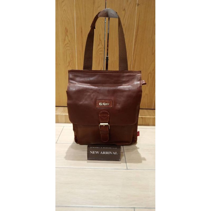 Kickers Leather 2 in 1 Bag ( Backpack / Sling Bag) | Shopee Malaysia