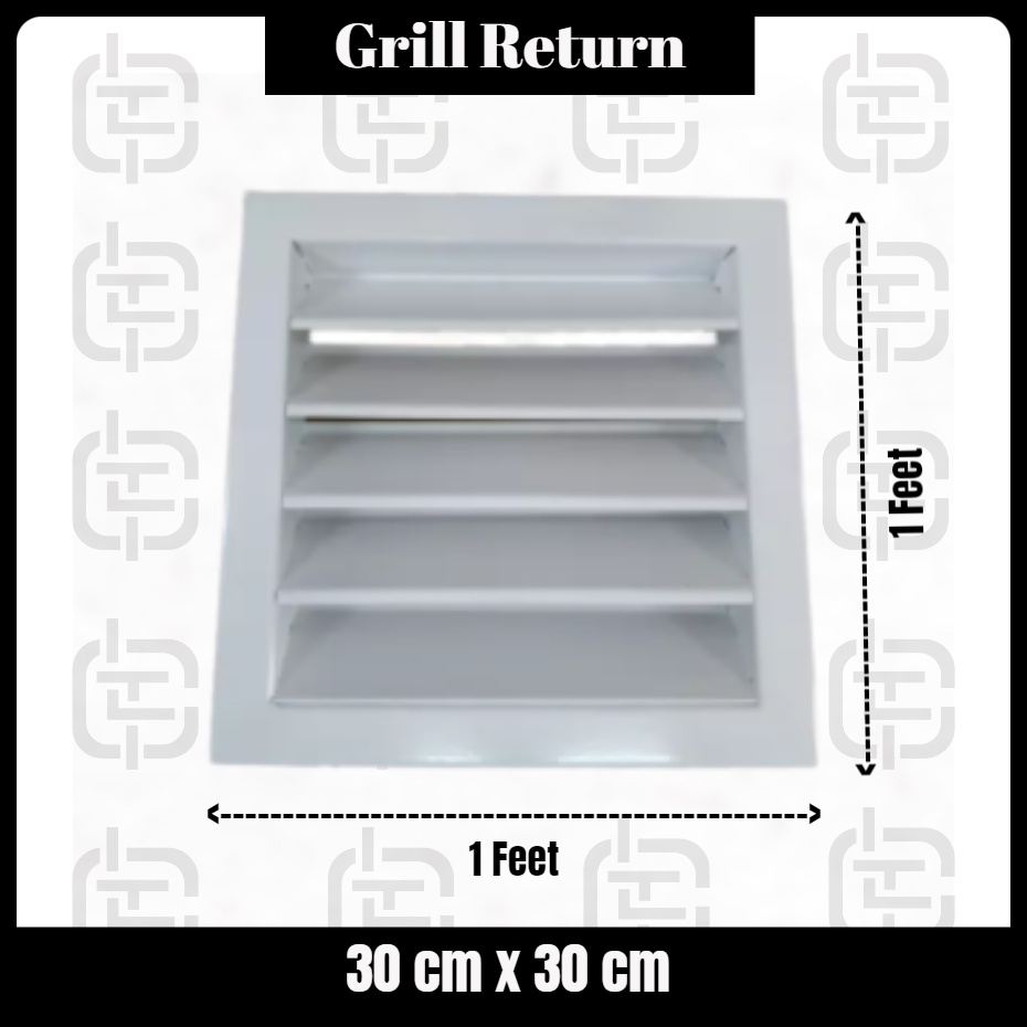 Grill Return 1 Feet x 1 Feet (30cm x 30cm) | Shopee Malaysia