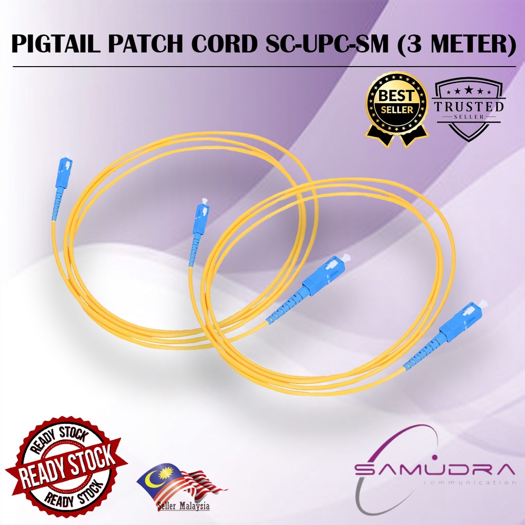 Pigtail Simplex SC-UPC-SM (3 METER) | Shopee Malaysia