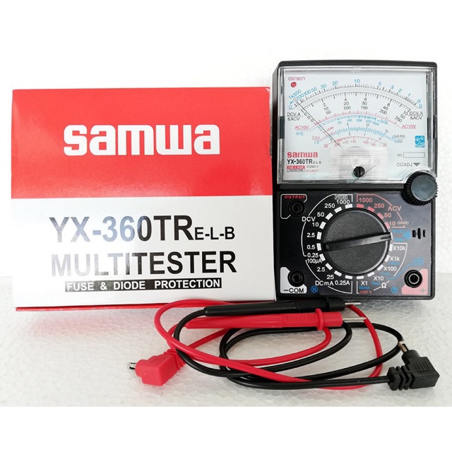 Sunwa Analog Multi Meter Tester With Buzzer&LED Continuity Check (Free ...