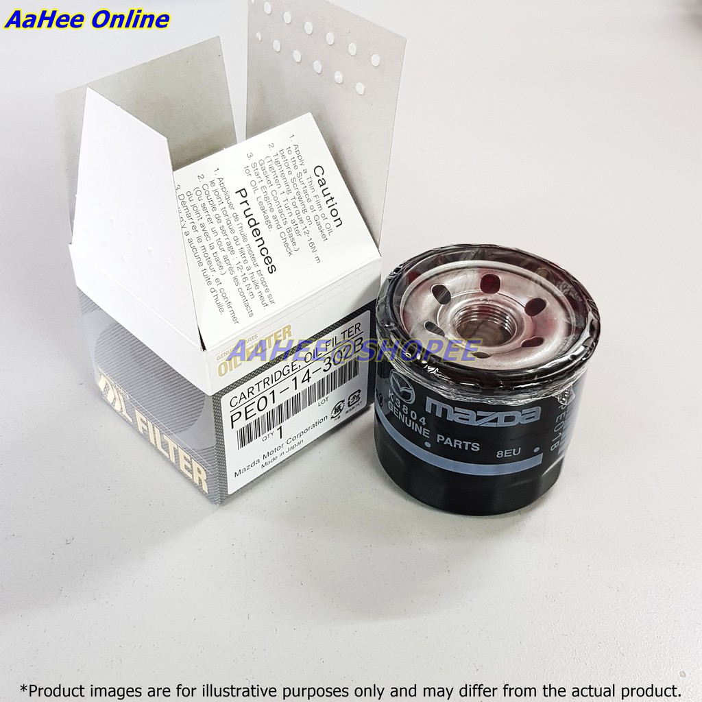 MAZDA Oil Filter PE01-14-302B for Skyactiv 2/3/CX3/CX5/Biante Original ...