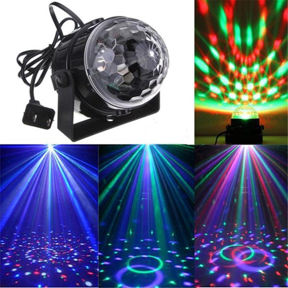 Crystal magic ball dj light disco ktv party bar rgb color led ball ...