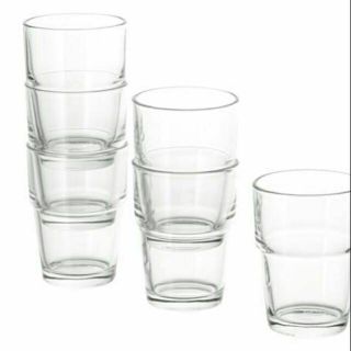 IKEA RECO clear glass/cawan kaca jernih | Shopee Malaysia
