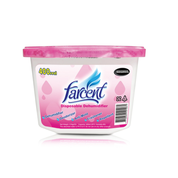 Farcent Dehumidifier Disposable- Charcoal 400ml | Shopee Malaysia