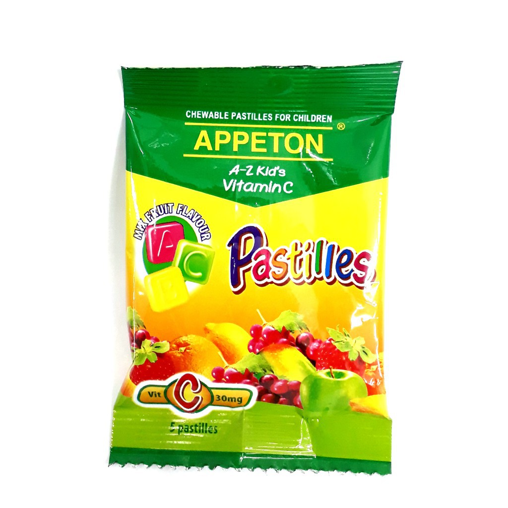 APPETON A-Z KID'S Vitamin C Pastille Chewable Vitamin C for Children ...