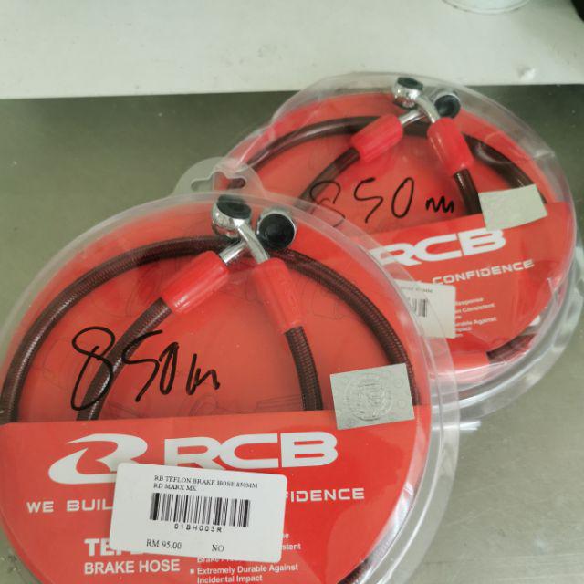 RCB TEFLON BRAKE HOSE Universal Racing Boy Teflon Brake Hose NVX NMAX ...