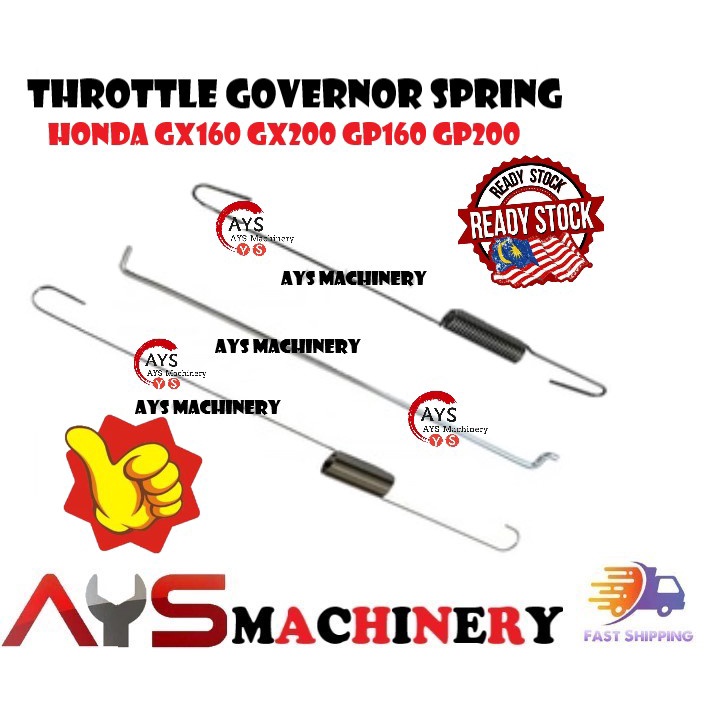 Honda GX160 Throttle Governor Springs Carburetor Metal Spring ...