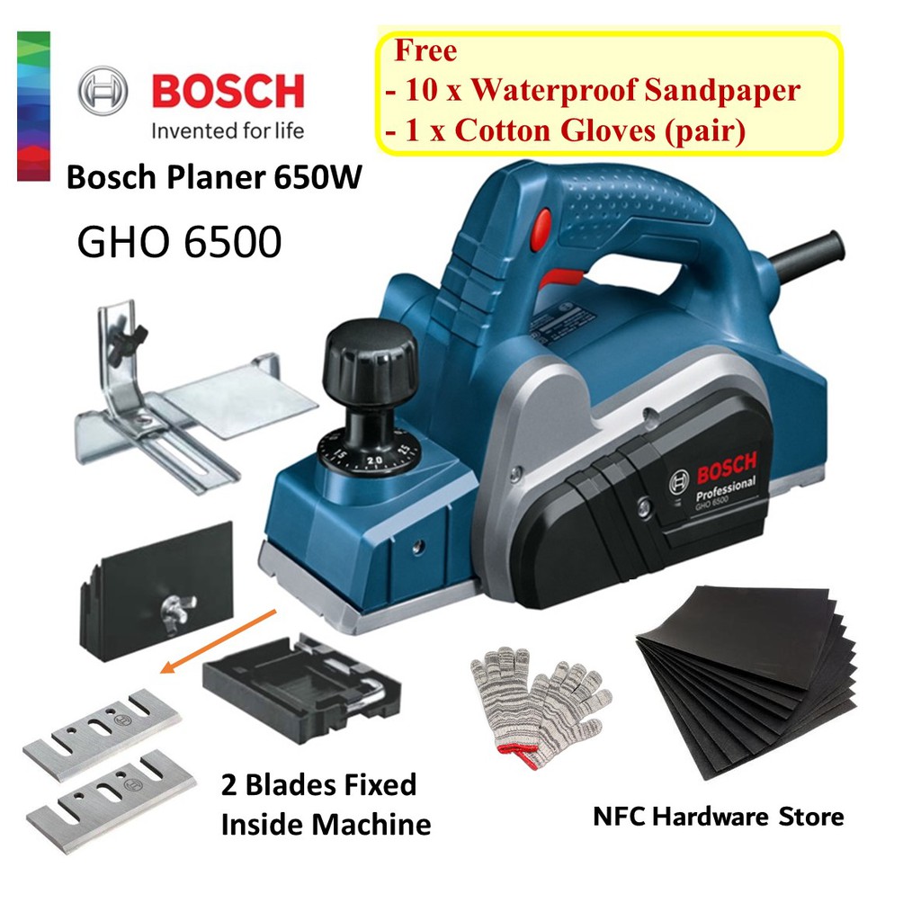 BOSCH GHO 6500 Planer 650W | Shopee Malaysia