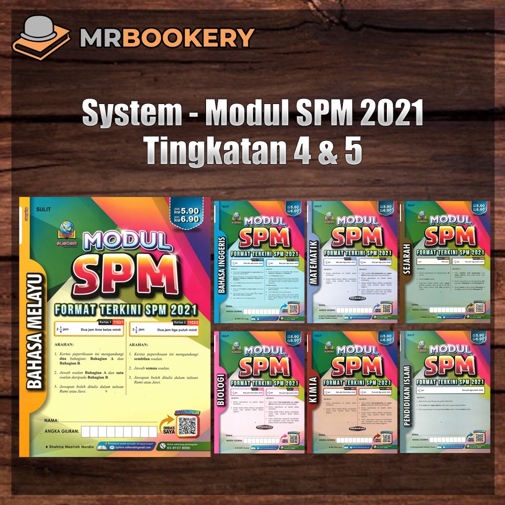 [MrBookery] Kertas Modul SPM : System Modul SPM Format Terkini SPM ...