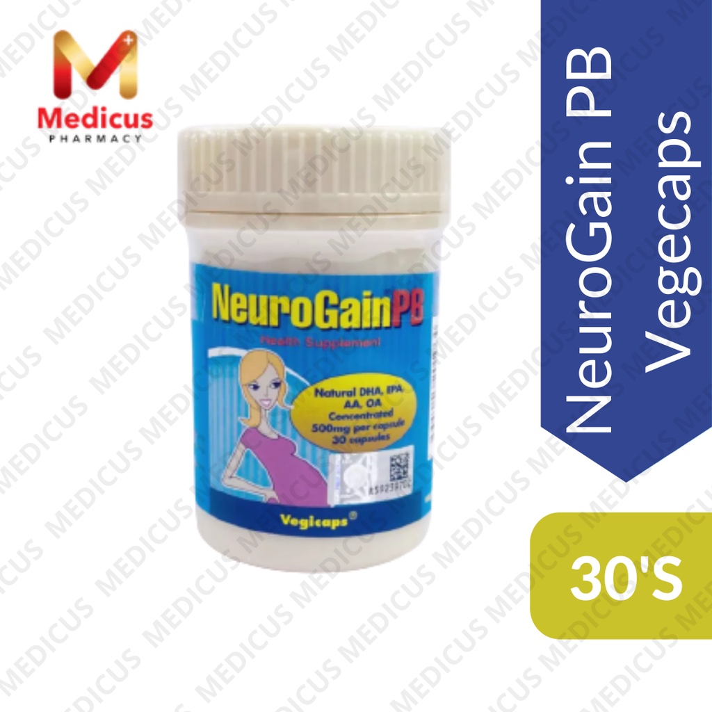 NeuroGain PB Vegicaps 30's (Exp: 01/2025) | Shopee Malaysia