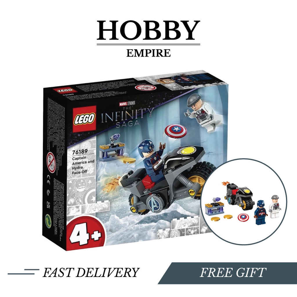 LEGO Super Heroes Captain America and Hydra Face-off (76189) *Original ...