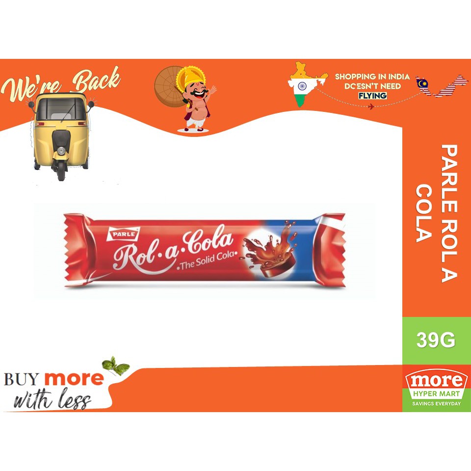 Parle Poppins Rola Cola 30gm | Shopee Malaysia