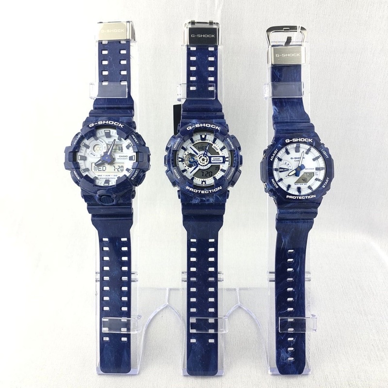Casio G-Shock Blue and White Chinese Porcelain Limited Series GA-110BWP ...