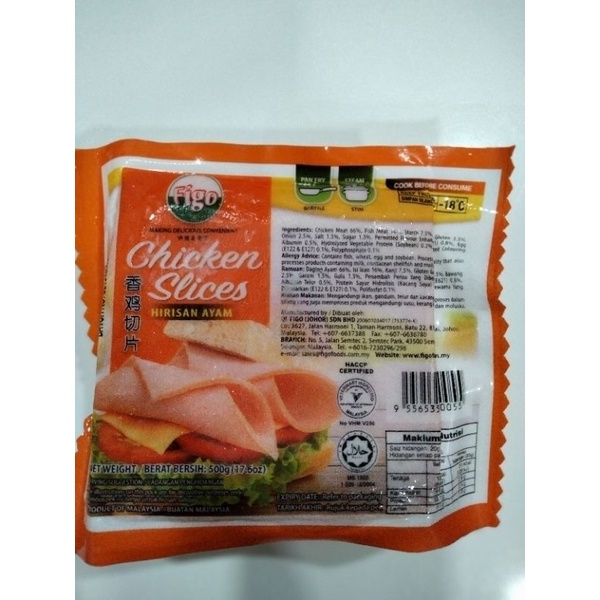 FIGO Chicken Slice / Ham 500g per pack (KLANG VALLEY ONLY) | Shopee ...