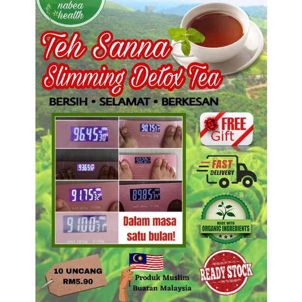 TEH KURUS VIRAL | READYSTOCK | TEH SANNA | DETOX TEA | TEH DETOX | TEH ...