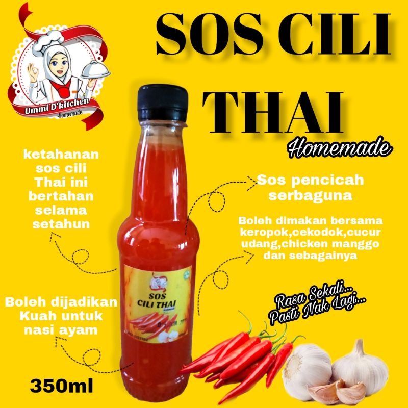 SOS CILI THAI (Sos Pencicah serbaguna) | Shopee Malaysia