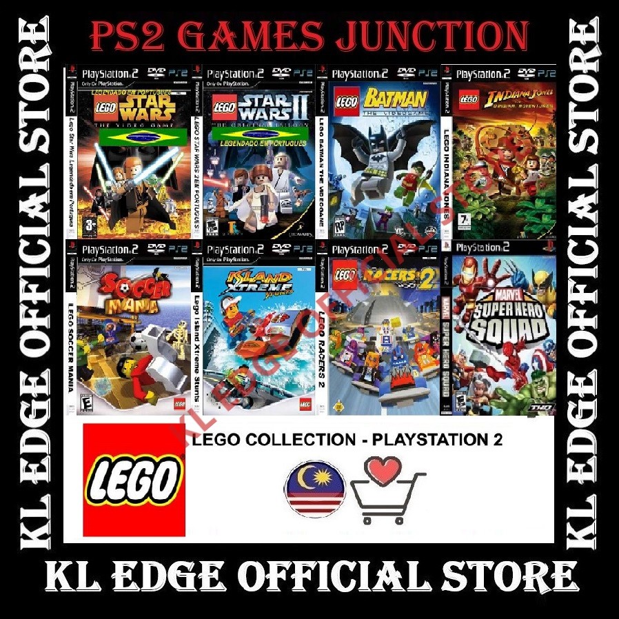 PS2 Game , All LEGO Series Game / Star wars / Batman / Marvel Super ...