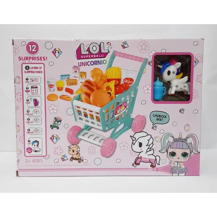 Toys surprise kids toy with shopping cart / toy set | Shopee Malaysia