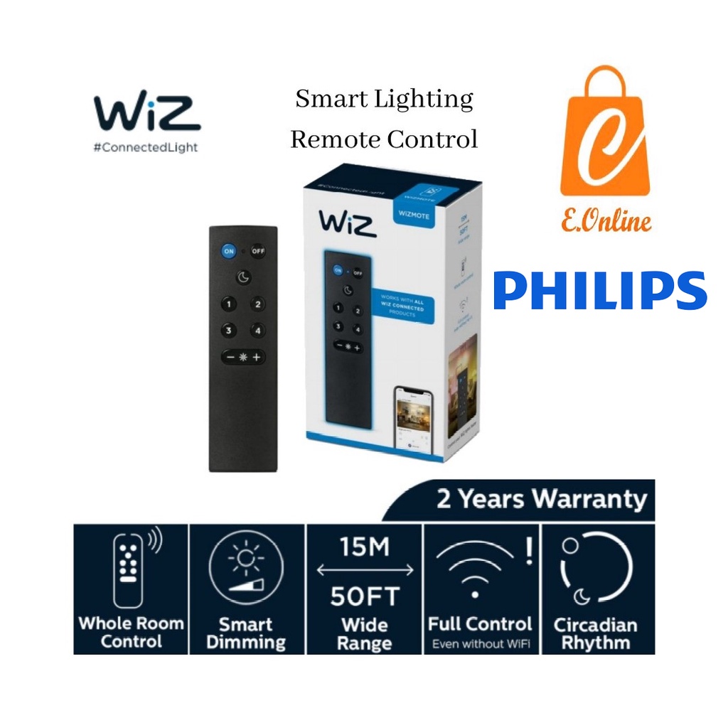 Philips WiZ Smart Lighting Remote Control | Shopee Malaysia