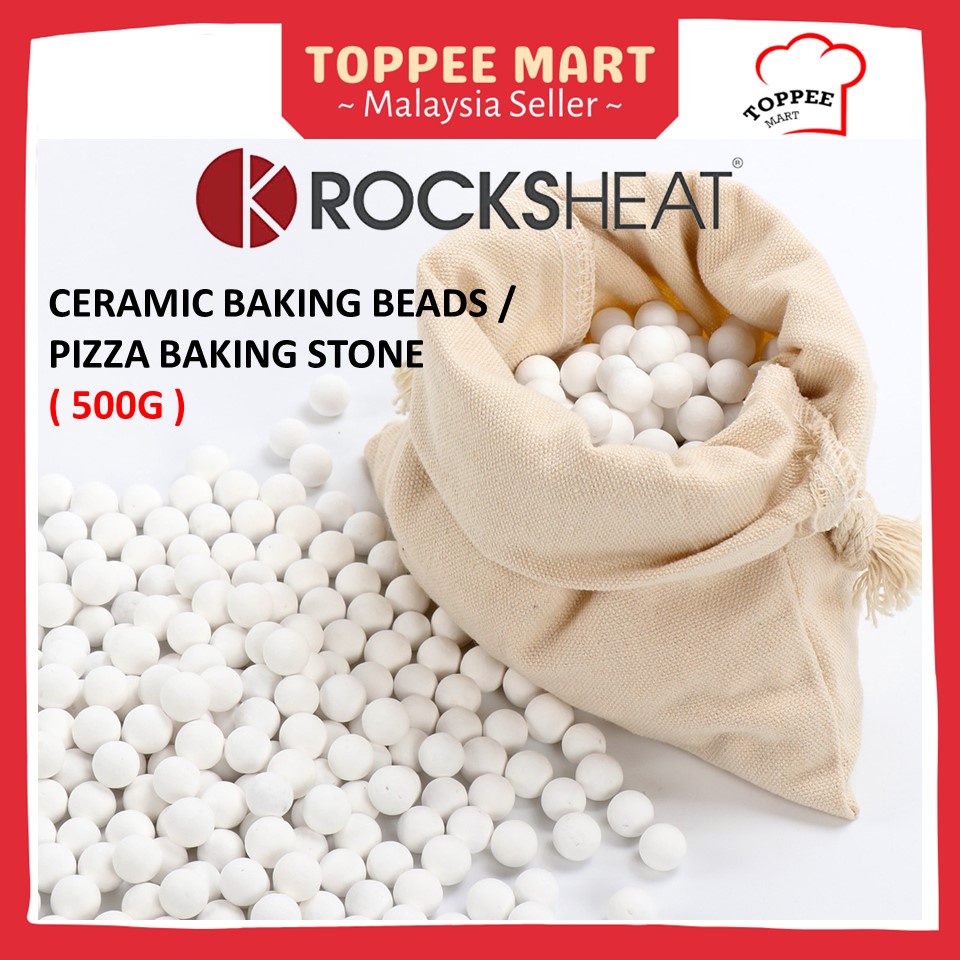 [𝐅𝐑𝐄𝐄 𝐆𝐈𝐅𝐓] 𝗥𝗢𝗖𝗞𝗦𝗛𝗘𝗔𝗧 - CERAMIC BAKING BEADS / PIZZA BAKING STONE ...