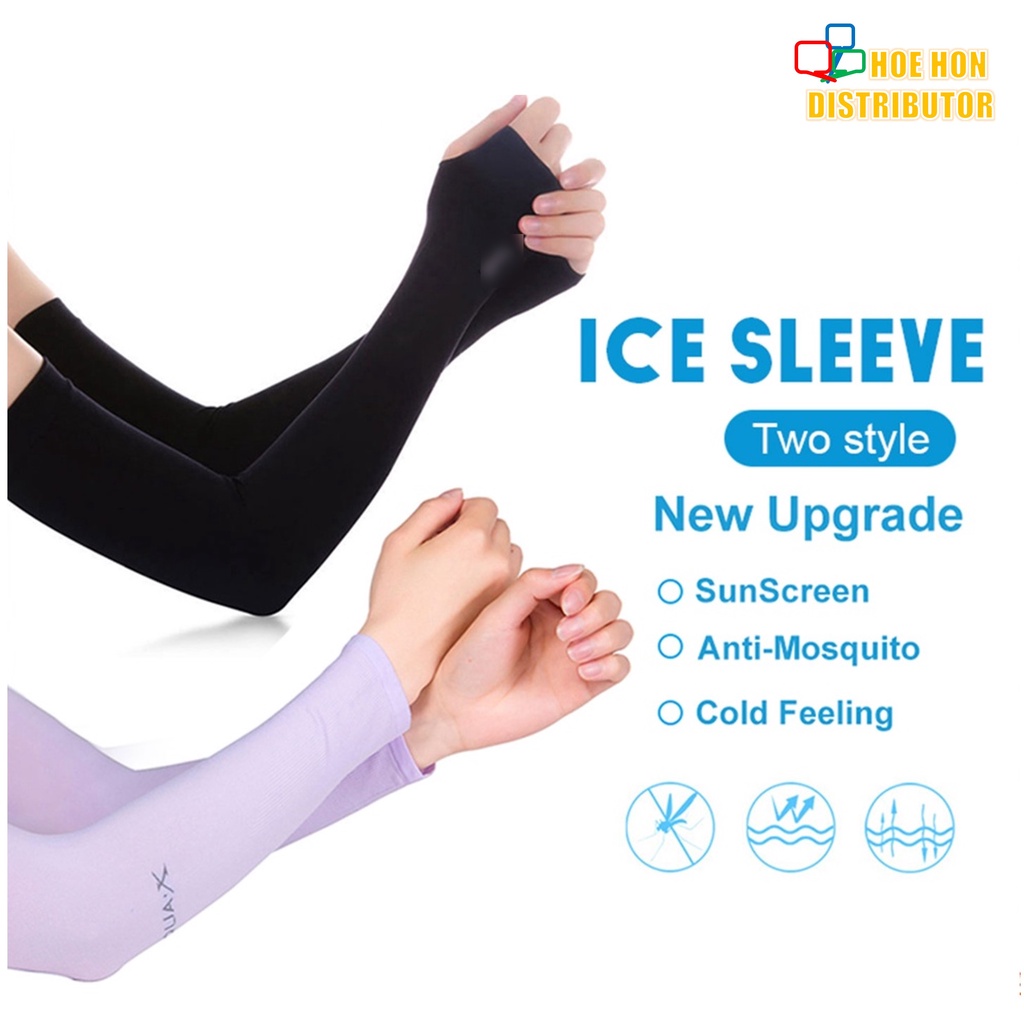 Aqua X Let Slim UV Sun Block Ice Silk Cool Hand Socks Arm Socks Glove ...