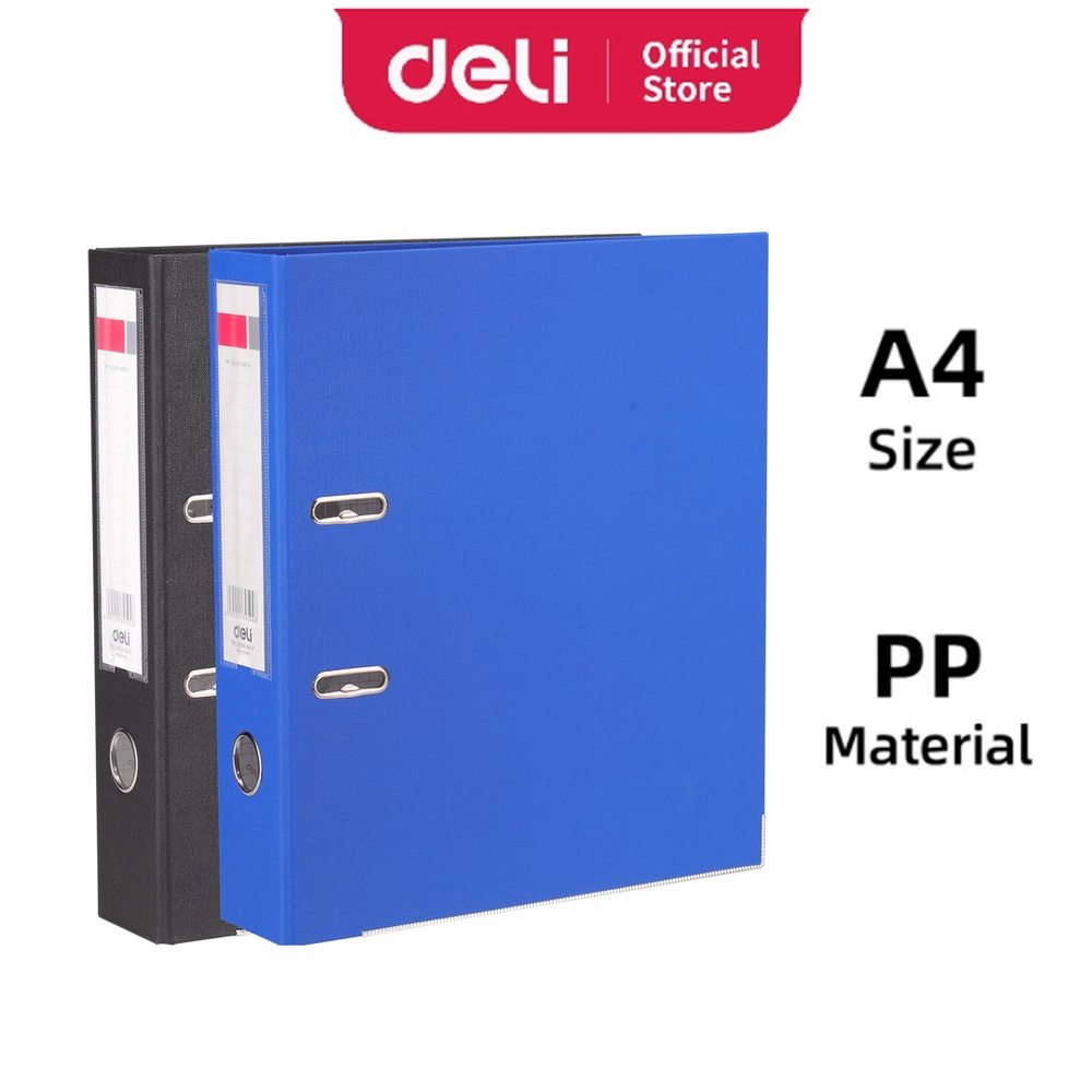 Deli File E39594 Lever Arch File A4 Size High-Quality Lever Ring PP ...