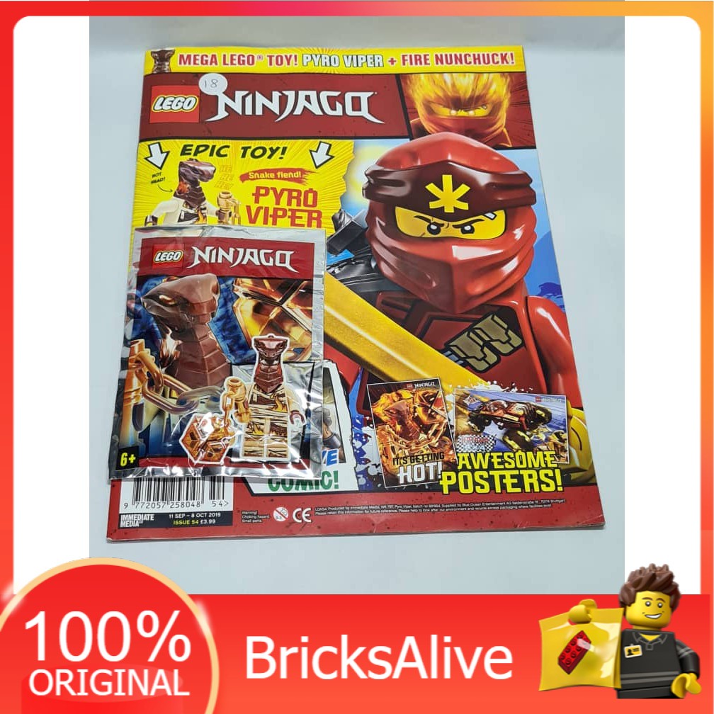 [BricksAlive] LEGO MAGAZINE NINJAGO Activity Book Issue 54 with ...