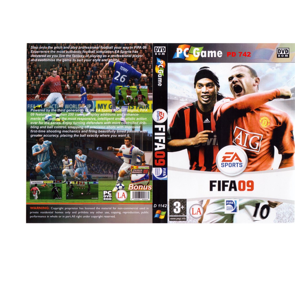 PC Game Collection FIFA 09 - 1 DVD | Shopee Malaysia