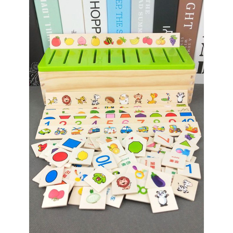 Montessori Knowledge Classification Box Education Toy 知识分类盒 | Shopee ...