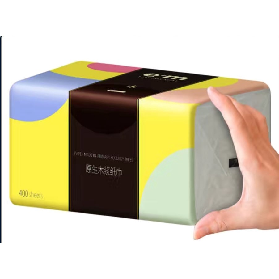 【400pcs】Wood Facial Tissue / Soft Tissue / Paper Wet Tissue 120*175mm ...