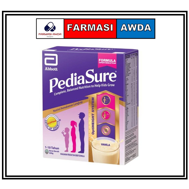 Susu PEDIASURE (1-10 Tahun) 600g / 850g | Shopee Malaysia