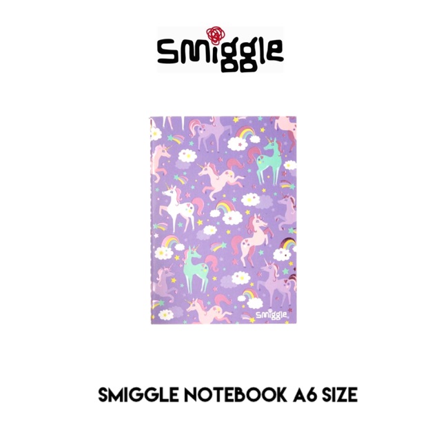 Smiggle notebook A6 size lined be you Unicorn & Game Over | Shopee Malaysia