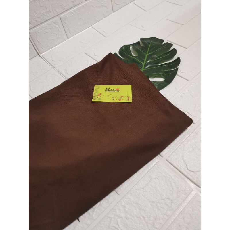 Kain microfibre eyelet dark brown/per meter | Shopee Malaysia