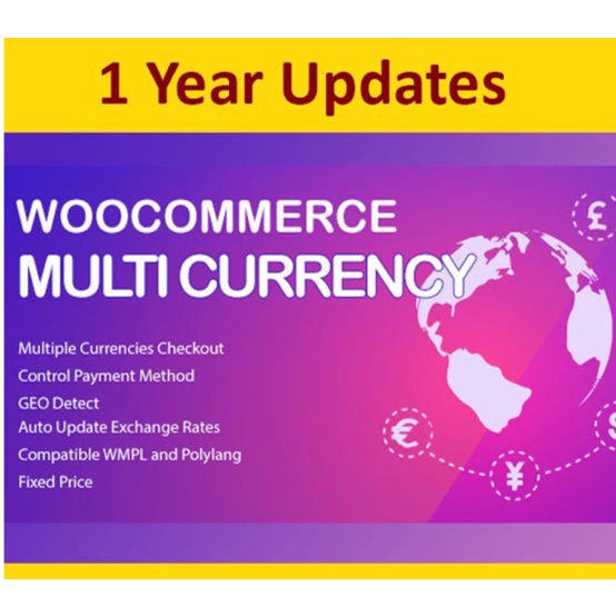 WooCommerce Multi Currency - Currency Switcher Wordpress Plugin 100% ...