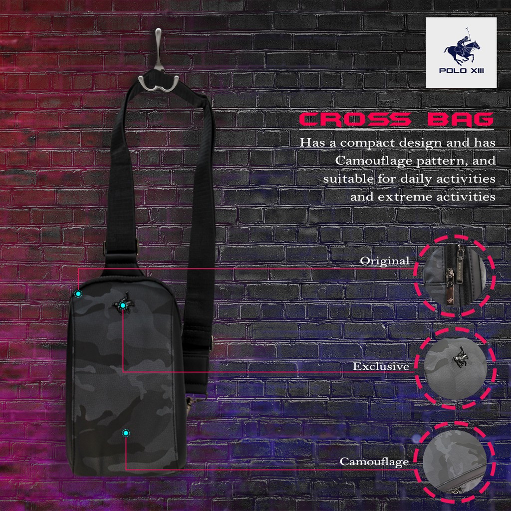 {SP14} NEW STYLE !!! EXCLUSIVE POLO XIII CROSS BODY BAG | Shopee Malaysia
