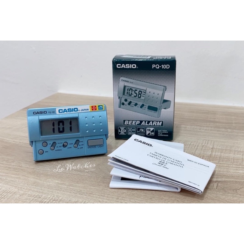Casio table clock PQ-10D alarm clock digital clock jam | Shopee Malaysia