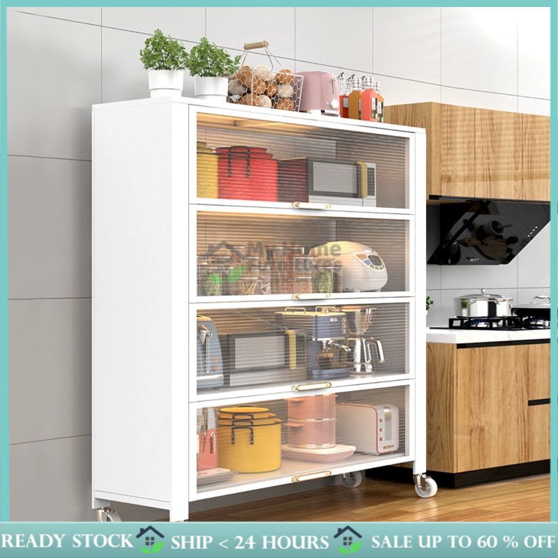 Multifunctional Foldable Kitchen Storage Cabinet Kitchen Cabinet with ...