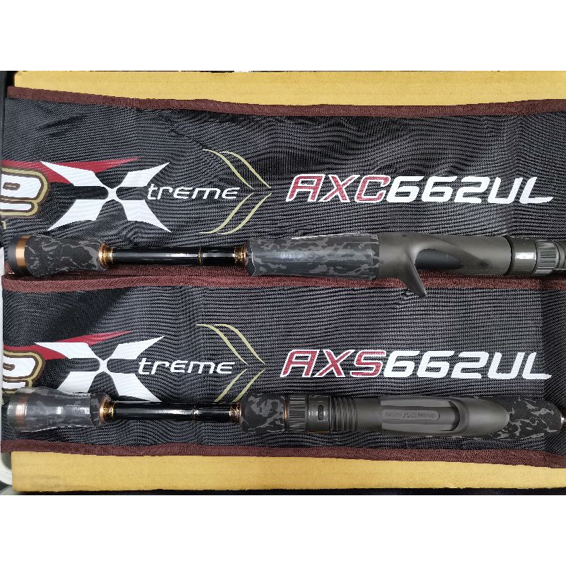 STORM ADVENTURE X'TREME FISHING ROD SPINNING & BAITCASTING (ULTRALIGHT ...