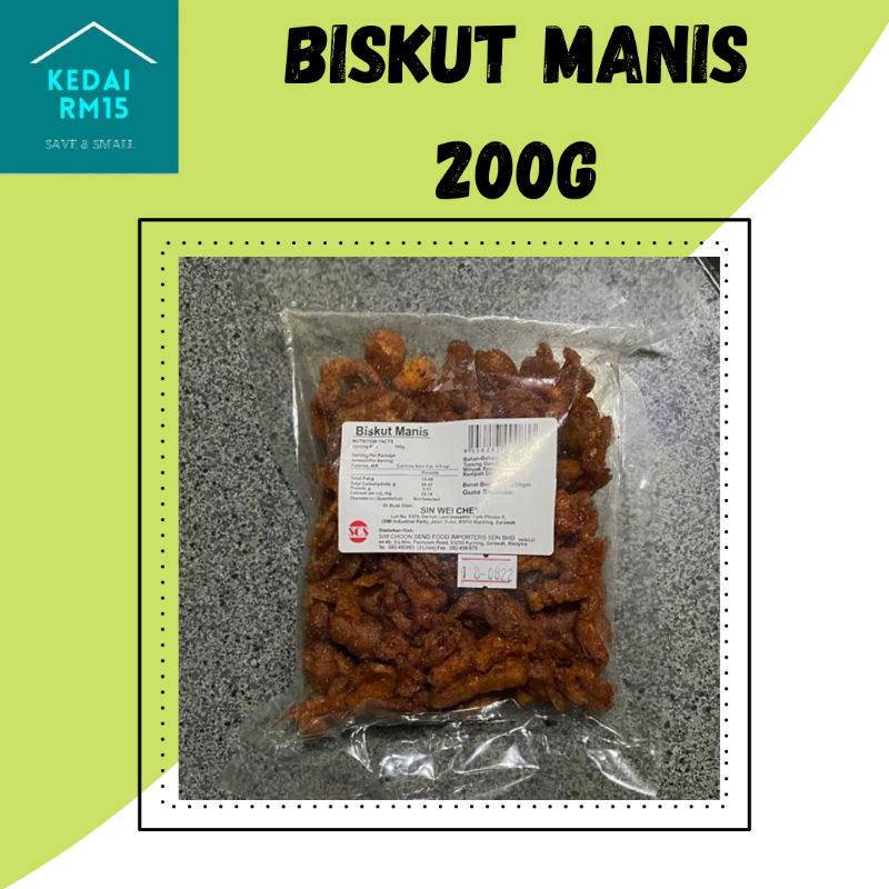 Biskut Manis dari Sarawak 200g | Shopee Malaysia