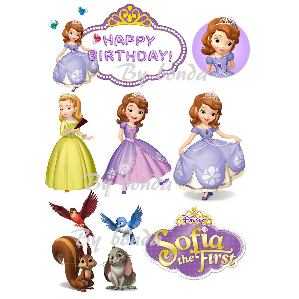 Sofia The First Cake Topper | Shopee Malaysia