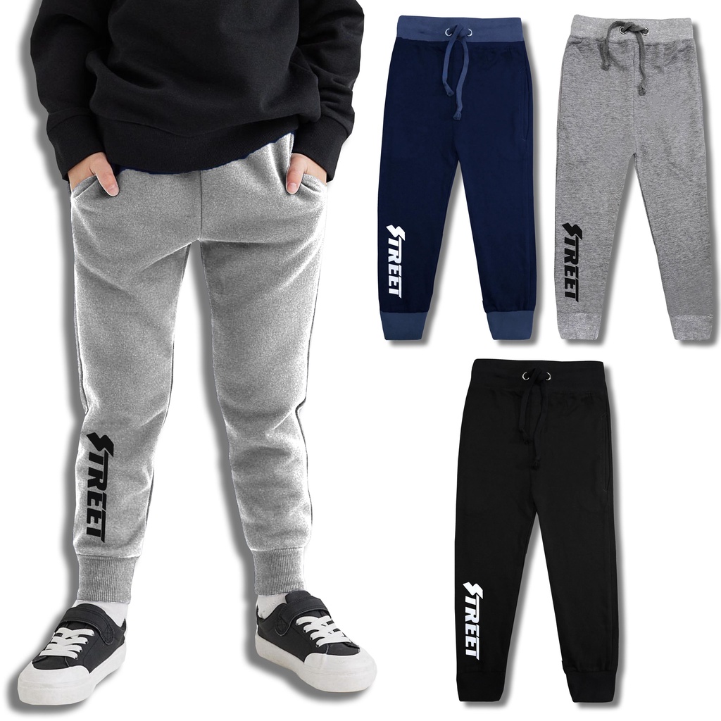 Kids STREET Jogger Pants / Sweat Pant (3Y-12Y) - 3 Colors Long Kids ...
