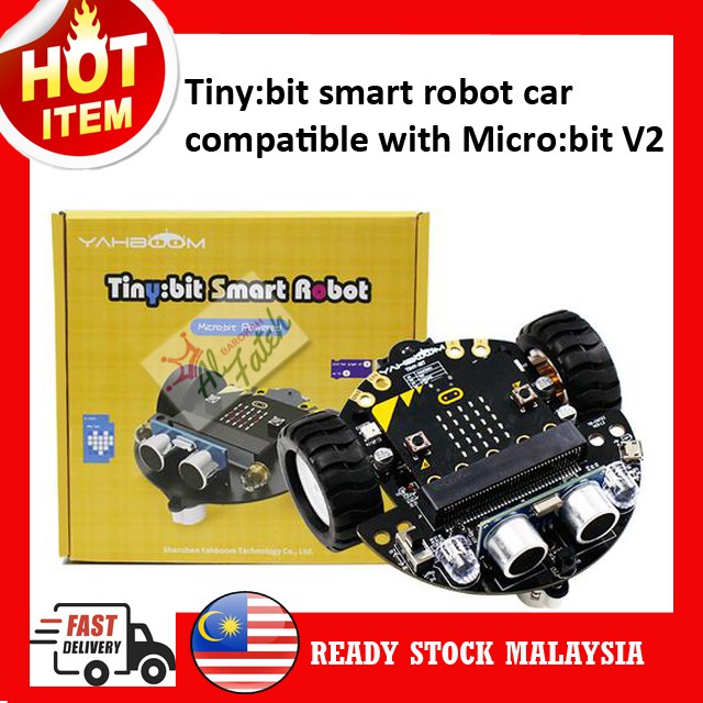 Yahboom Tiny:bit smart robot car compatible with Micro:bit V2 STEAM robot For Education [READY ...