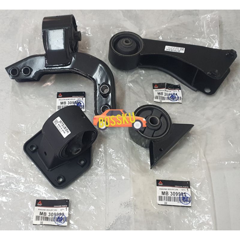 4 IN 1 SET- ENGINE MOUNTING- PROTON SAGA 12V, ISWARA,SAGA LMST (1.3 / 1 ...