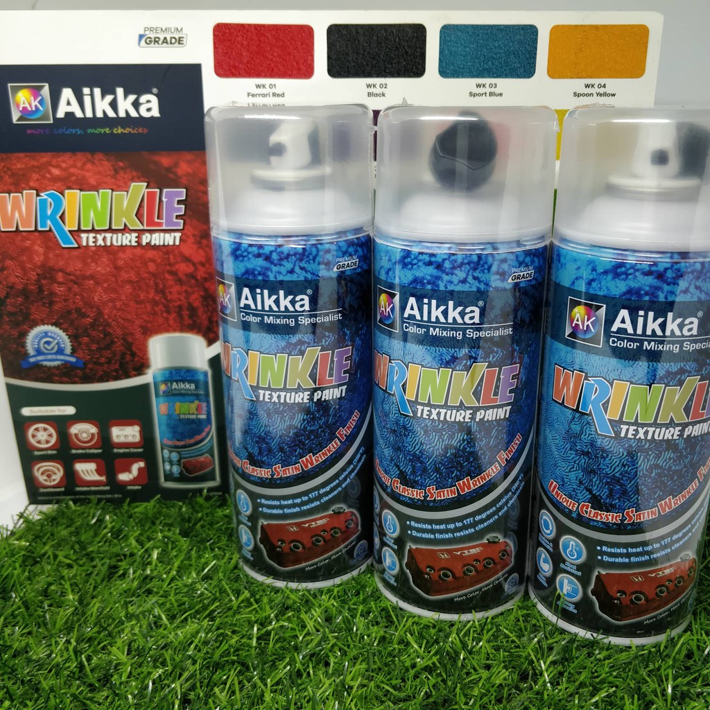 Aikka Wrinkle Texture Spray Paint 370g | Shopee Malaysia