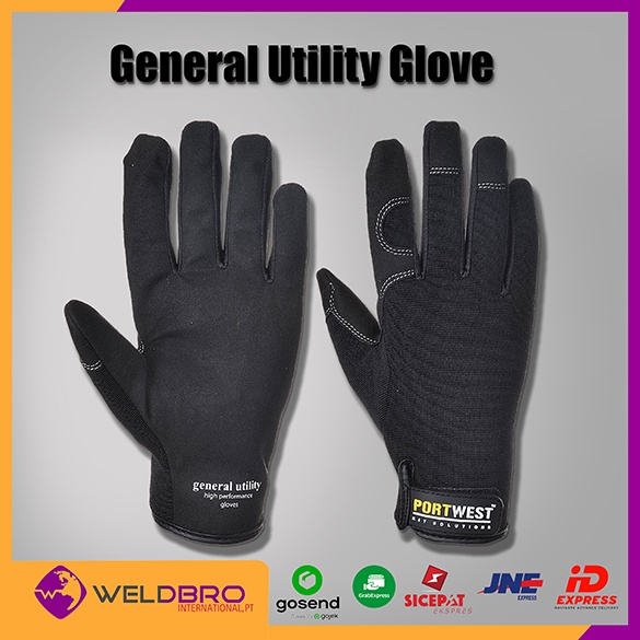 HITAM General Utility Glove - General Utility Black Gloves, Original ...