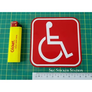 Sticker Cermin OKU / Pemandu OKU Design (Blue / Red) Printing Sticker ...