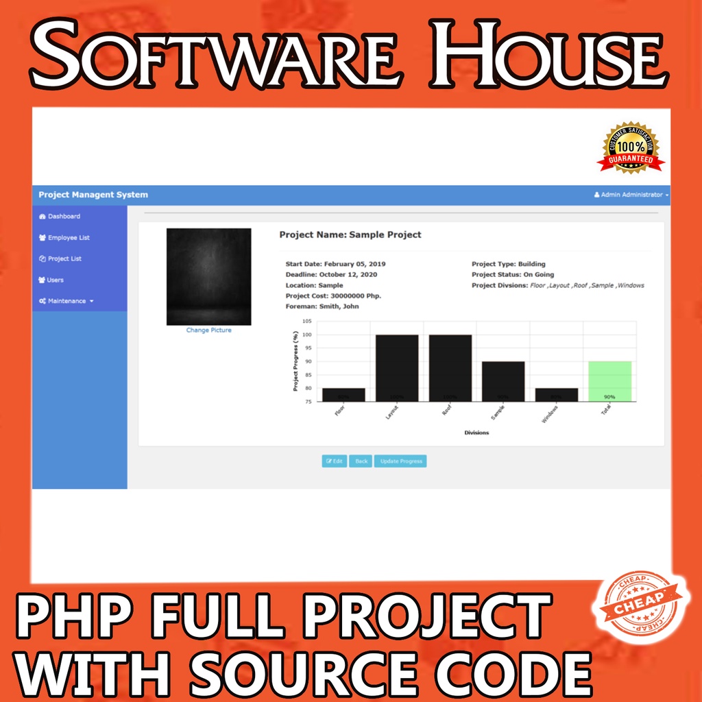 Project Management System Full Php Project With Source Code Shopee