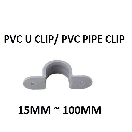PVC FITTING / PVC PIPE CLIP / PIPE CLIP / U CLIP | Shopee Malaysia